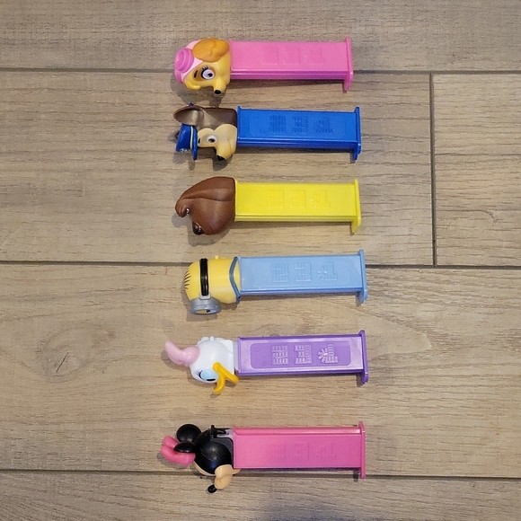 PEZ | Toys | Lot Of 6 Character Pez Disney Paw Patrol Minions Secret ...
